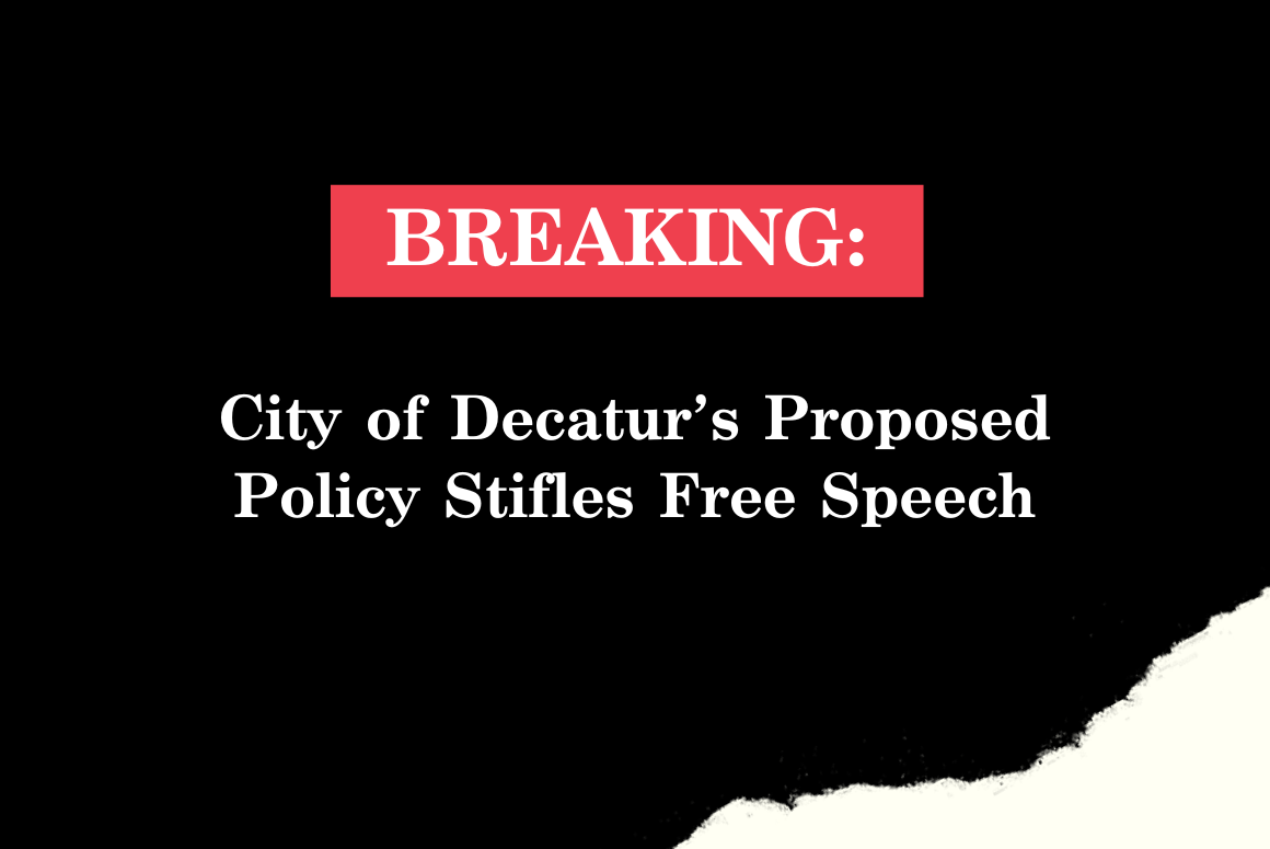 Mayor of Decatur: Reconsider Before Stifling Free Speech - ACLU of Alabama