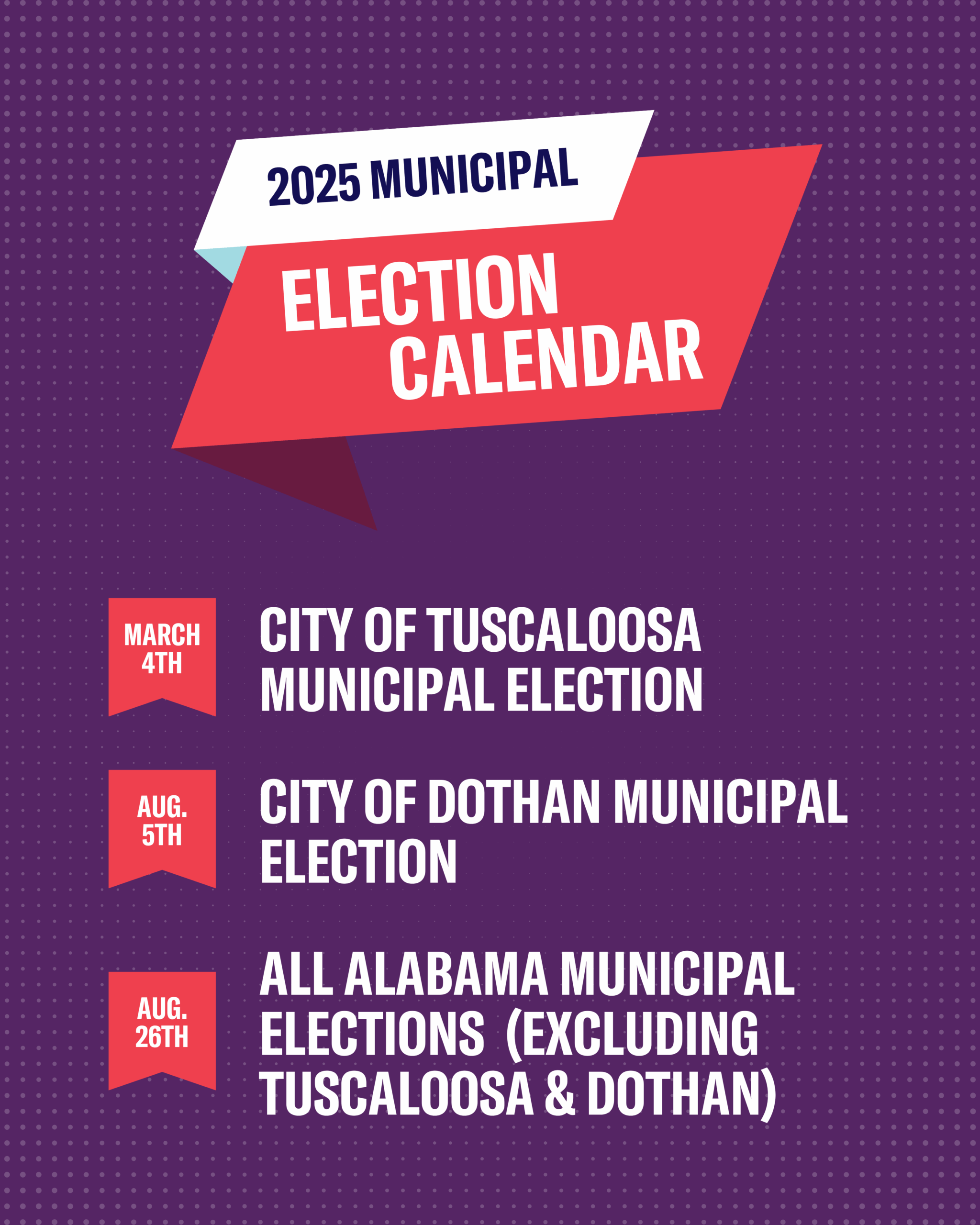 Election Timeline - ACLU of Alabama